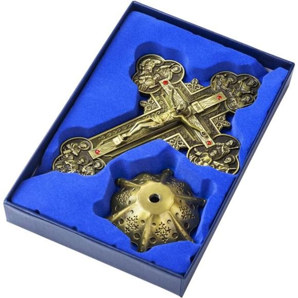 Wall Decor | Metal Crucifix Wall Cross 12 Apostles Statue Jesus Cross ...